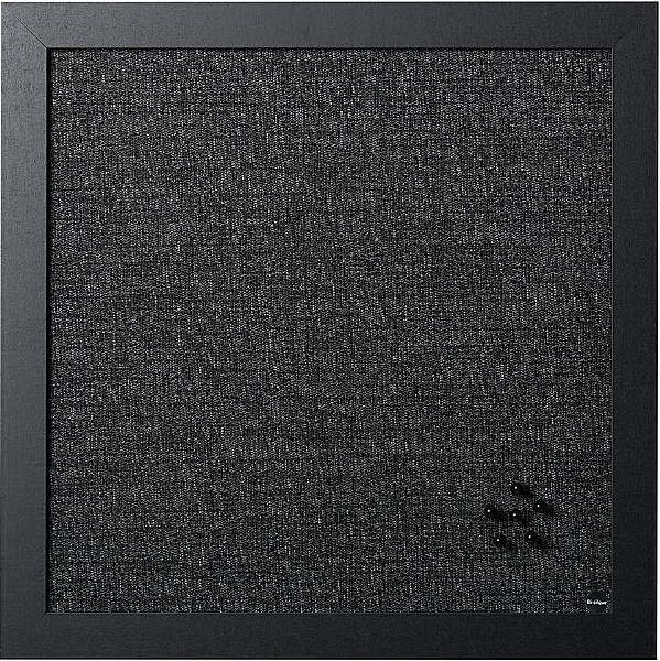 Bi-Office Black Shadow Message Boards Set | Noticeboards
