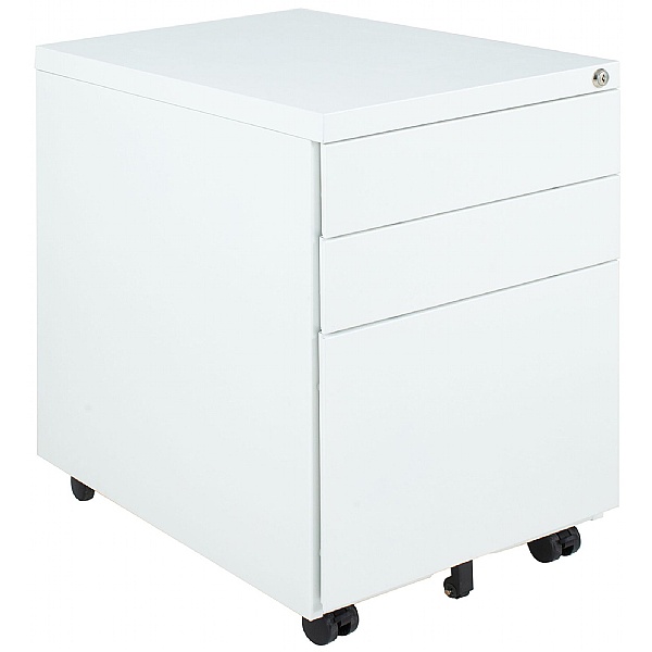 NEXT DAY Karbon Steel Mobile Pedestal | Drawer Pedestals