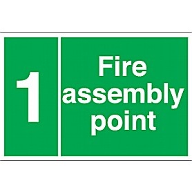 Custom Numbered Fire Assembly Point Sign | Awareness & Safety Signs