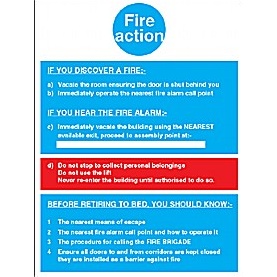 Fire Action Notice 3 | Awareness & Safety Signs