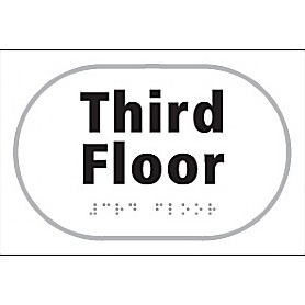 Braille Third Floor Sign | Braille Signs