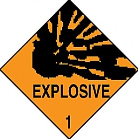 Explosive Diamond | Awareness & Safety Signs