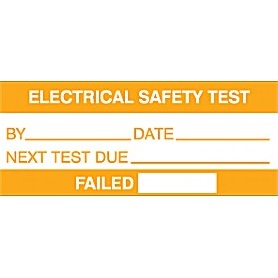 Electrical Safety Test Quality Labels | Awareness & Safety Signs
