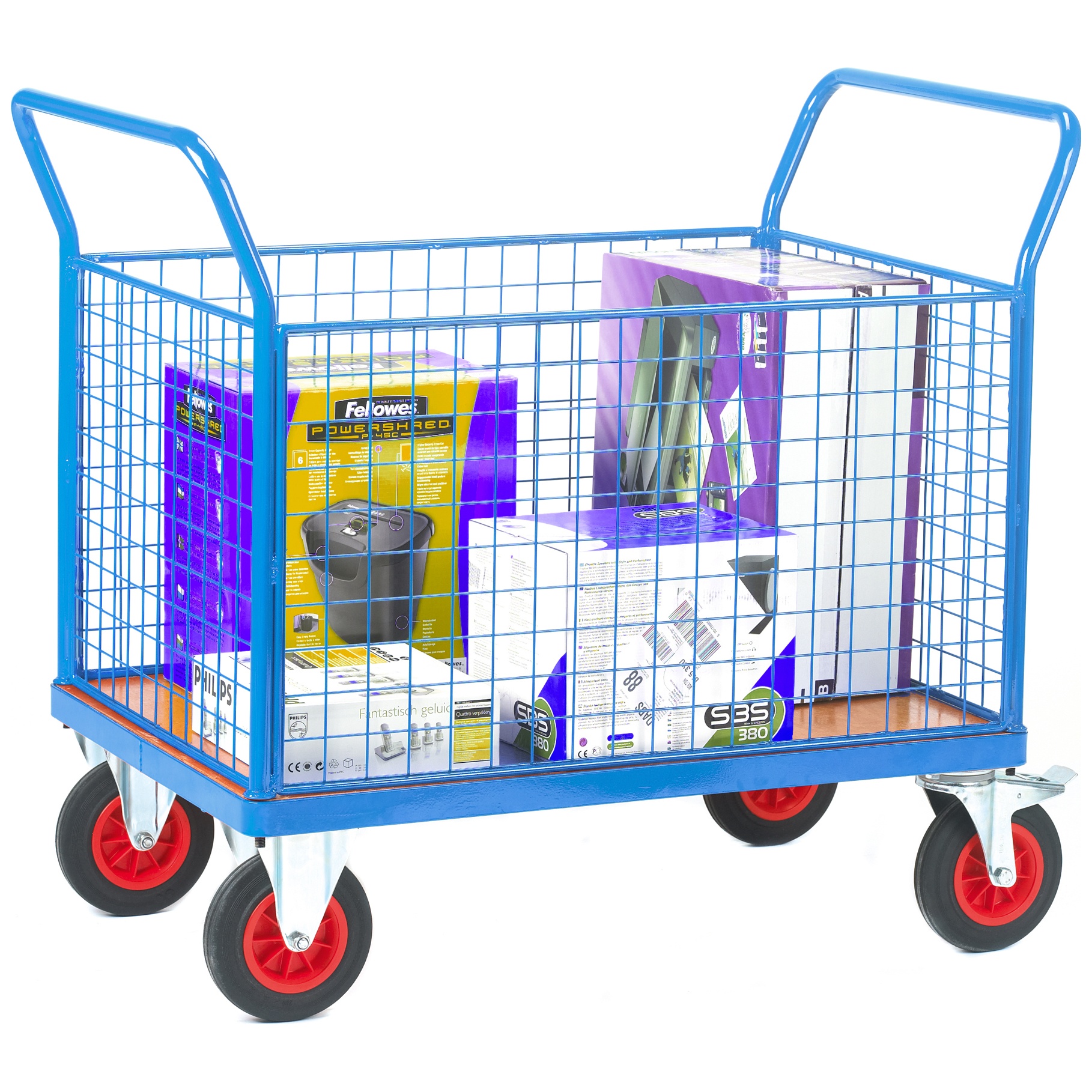 Fort 4 Mesh Sided Platform Truck | Standard Platform Trolleys