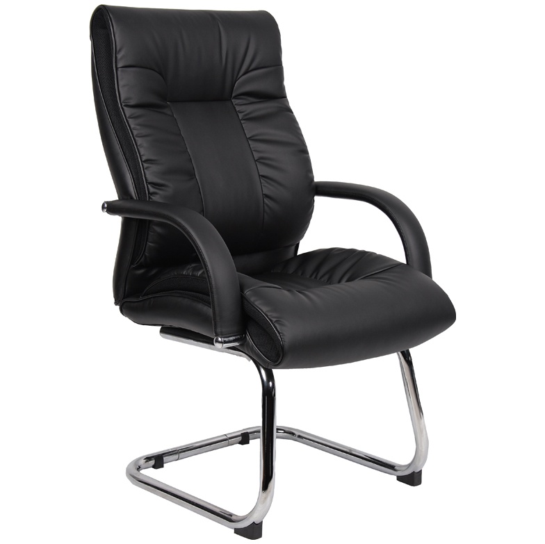 Ashbourne Leather Faced Visitor Chair | Visitor Chairs