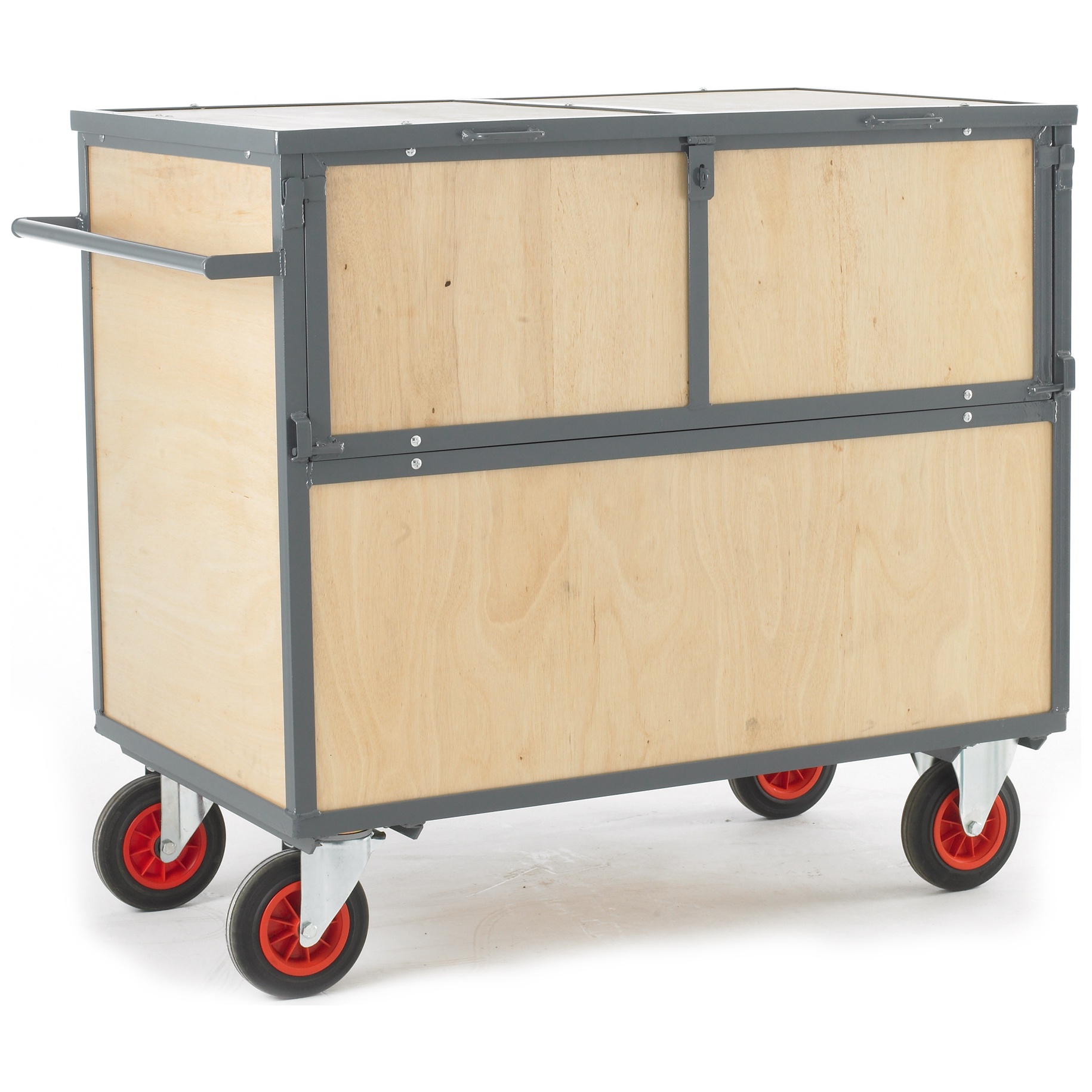 Wooden Security Box Trolley | Caged Security Trolleys