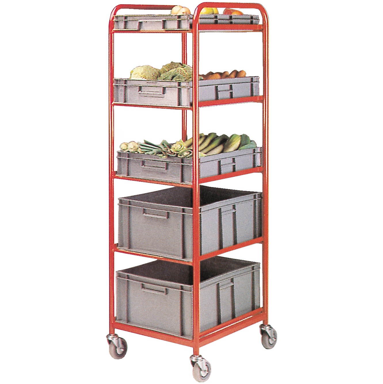 5 Tier Container Trolley | Container Trolleys