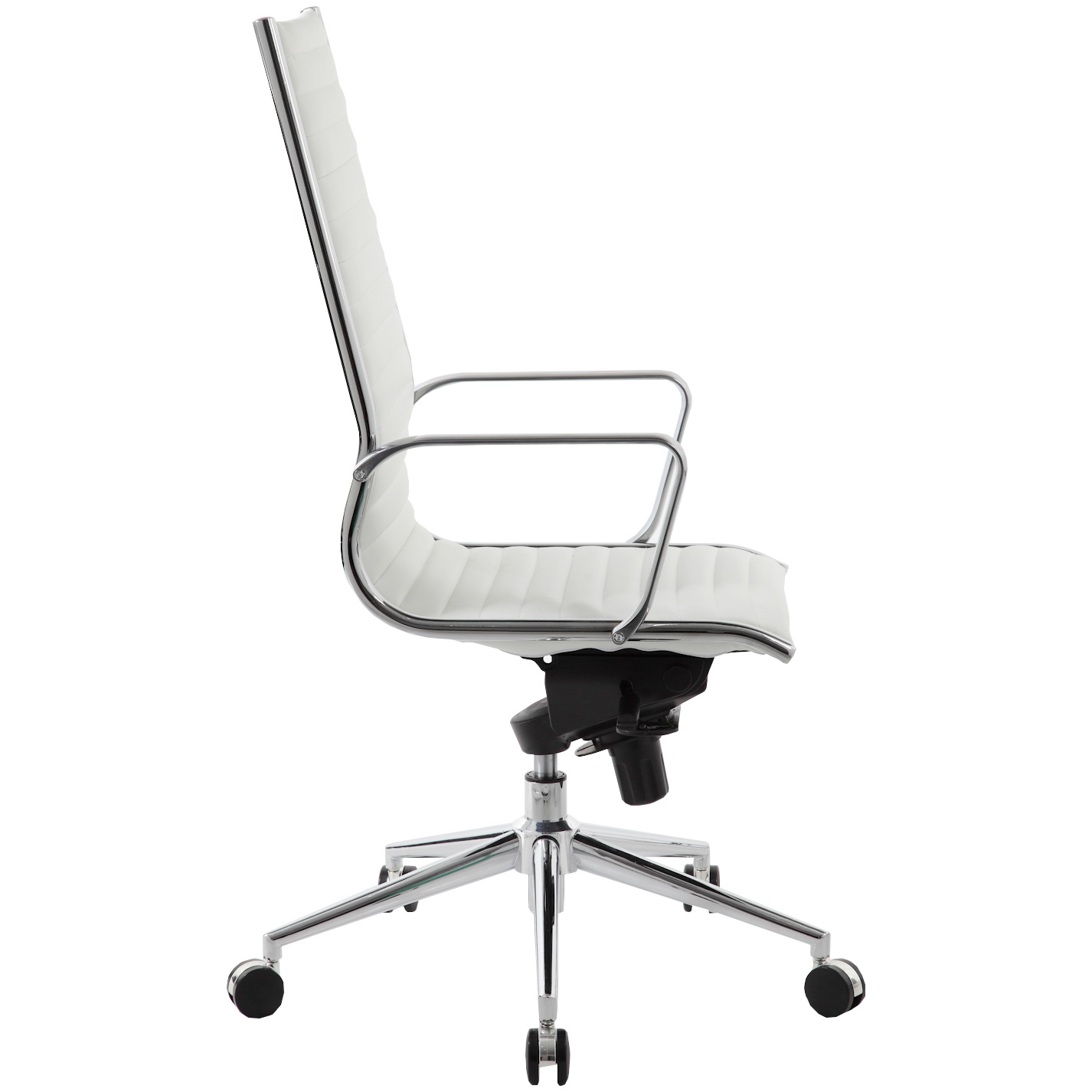 Abbey High Back White Leather Office Chair | Office Chairs