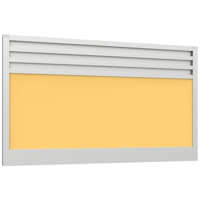 Lumiere Straight Desk Mounted Screens With Triple Tool Rail | Desktop ...