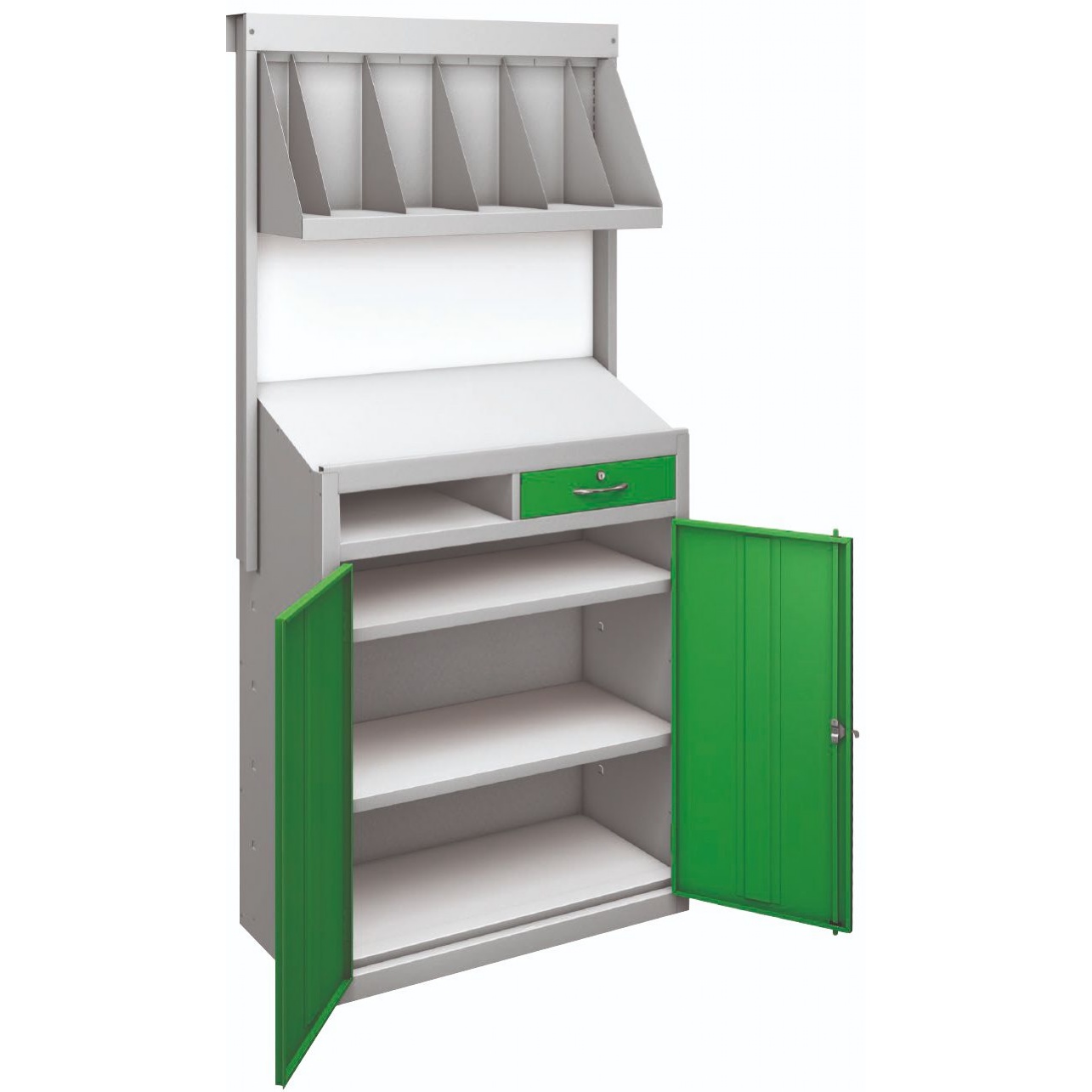 Industrial Warehouse Workstation With File Storage | Workstations
