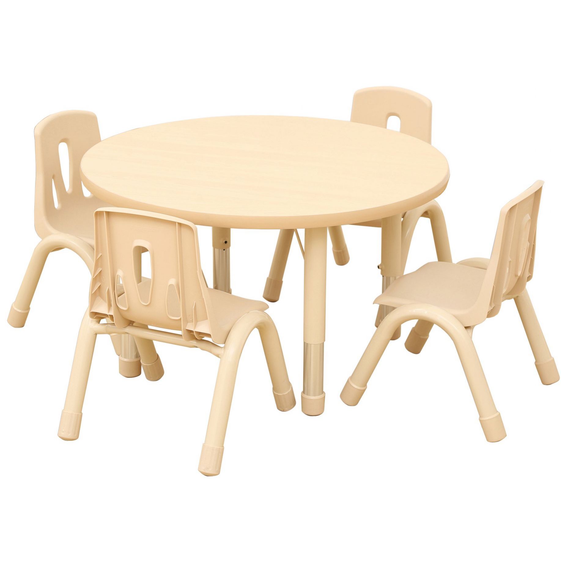 Elegant Round Height Adjustable Classroom Table Height Adjustable Tables