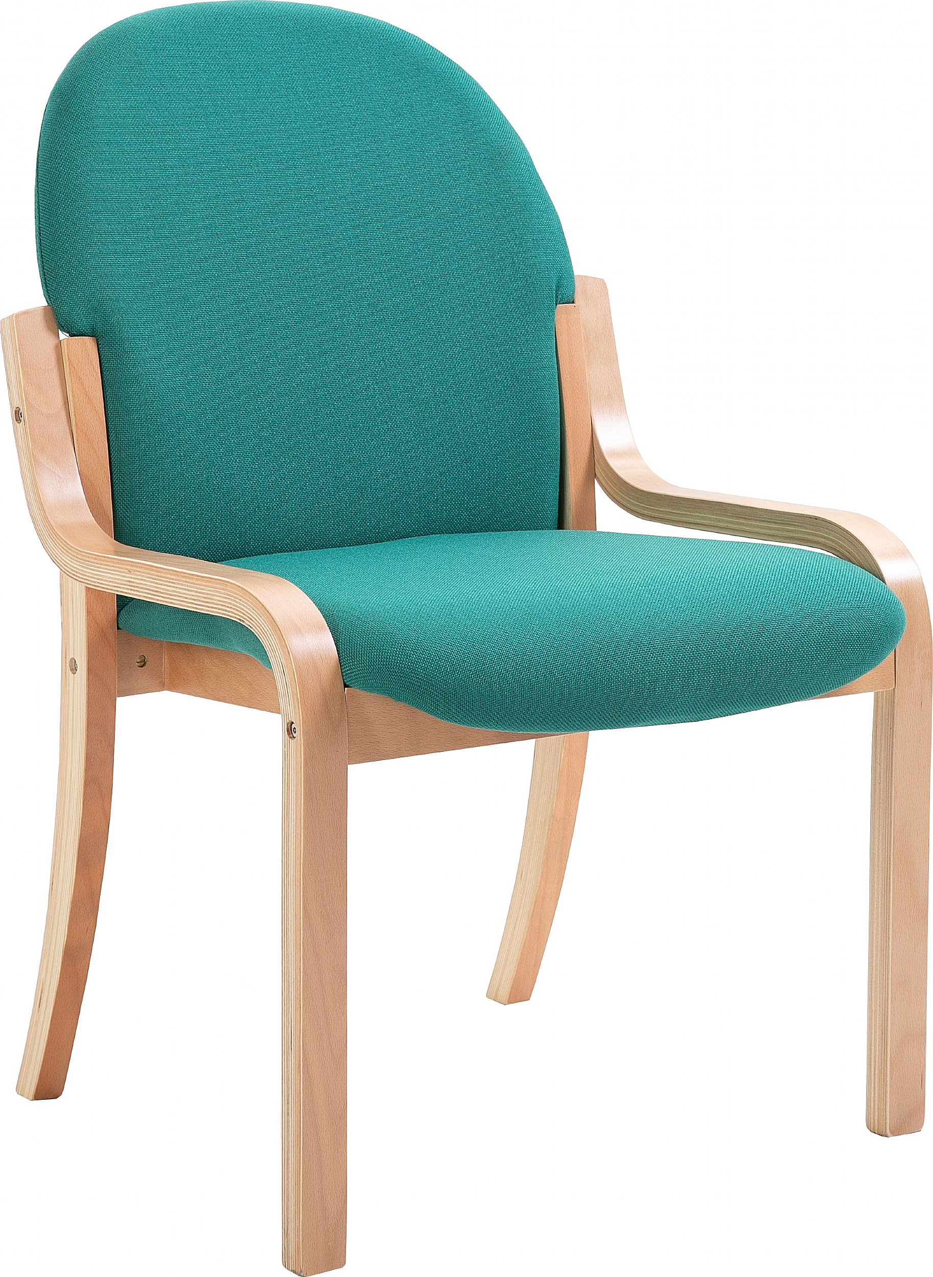 Lincoln Wooden Frame Fabric Stacking Chair Without Arms | Reception ...