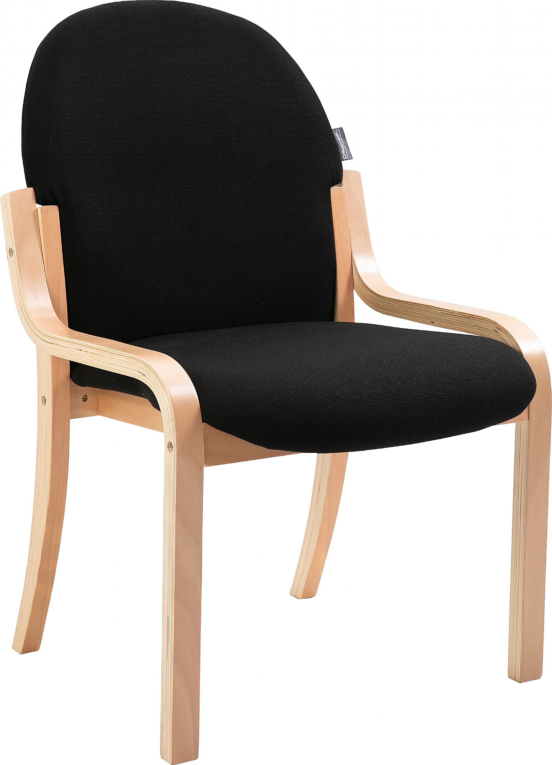 Lincoln Wooden Frame Fabric Stacking Chair Without Arms | Reception ...