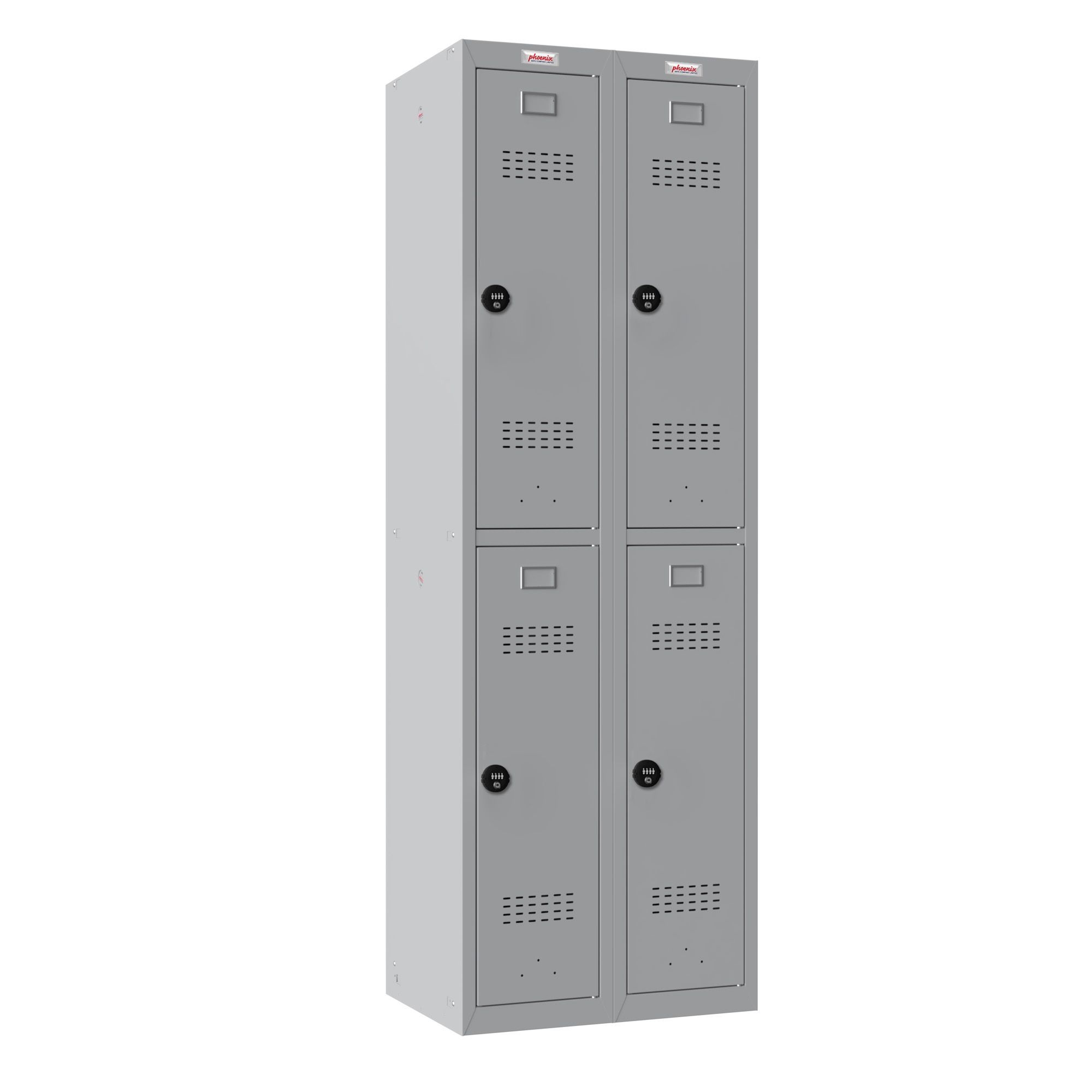 Phoenix PL Series Personal Lockers - 4 Door 2 Column With Combination ...