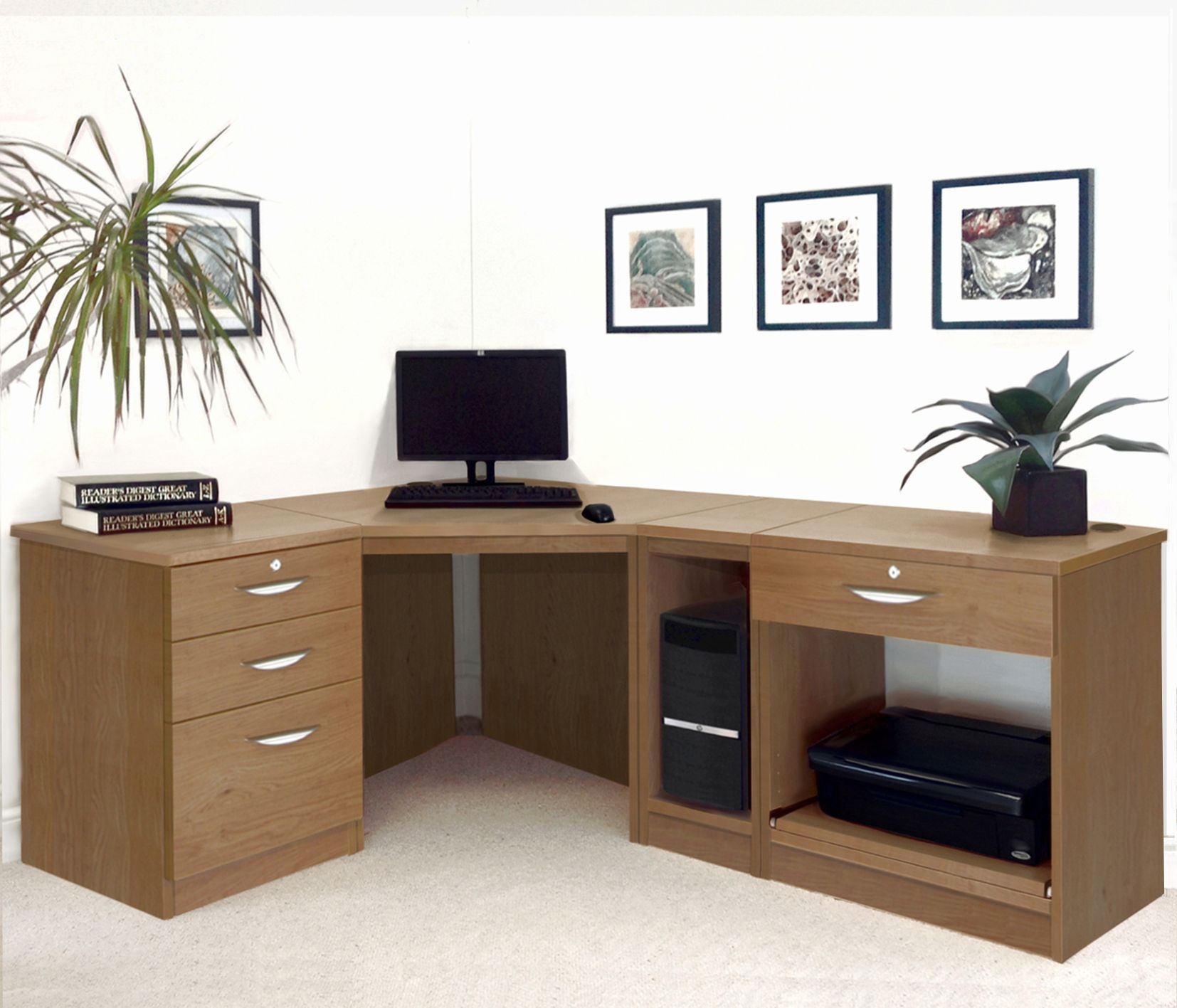 Agency Neo Home Office Corner Desk | Home Computer Desks